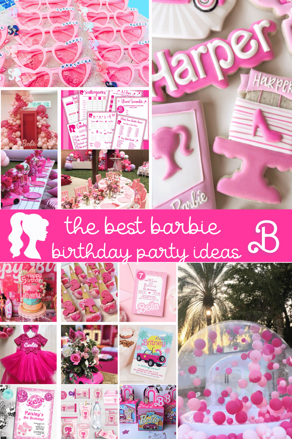 38+ Totally Glam Barbie Birthday Party Ideas - Party on Three