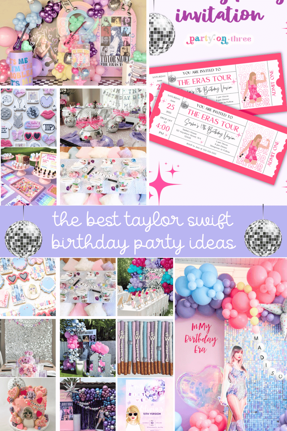 All the Swiftie Vibes: 22+ Taylor Swift Birthday Party Ideas to Steal ...