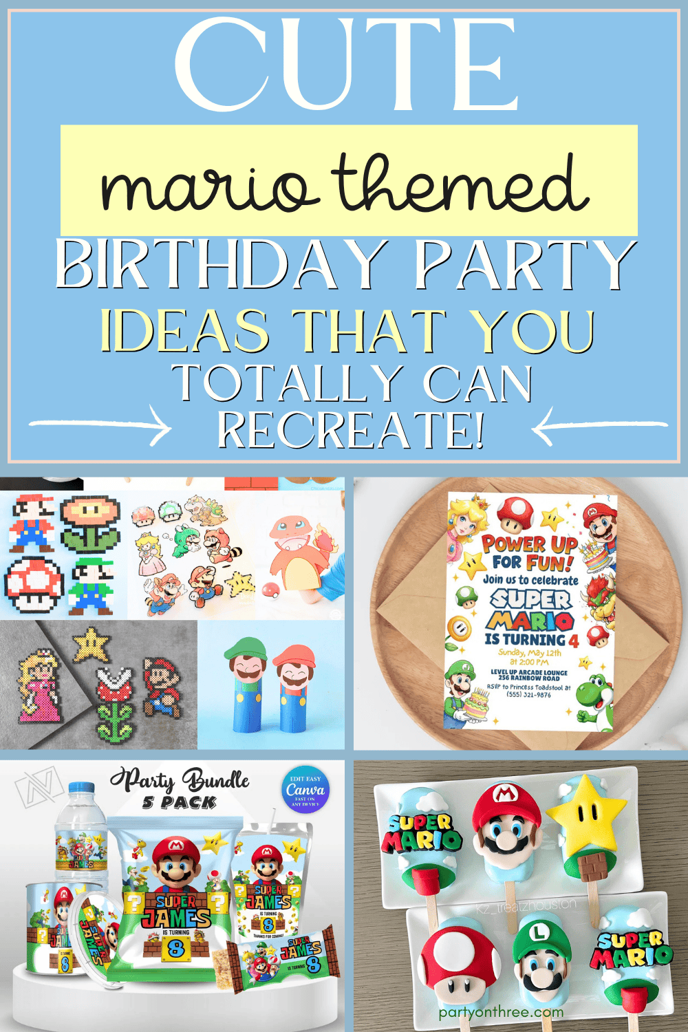 32+ *Brilliant* Super Mario Birthday Party Ideas (You Have to See ...