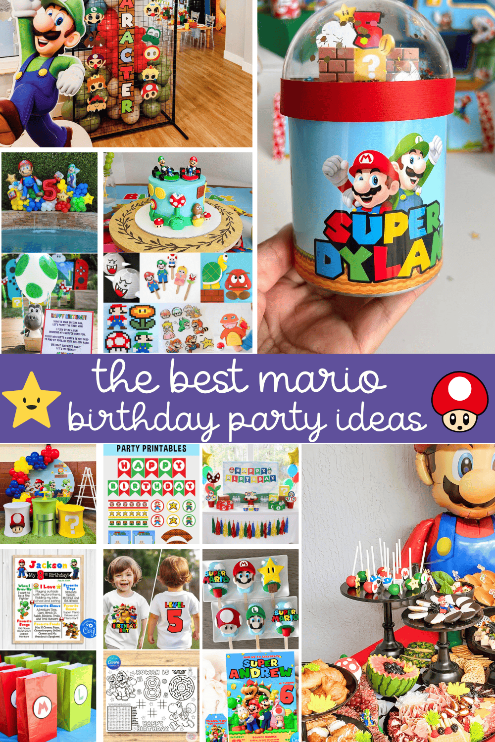 32+ *Brilliant* Super Mario Birthday Party Ideas (You Have to See ...
