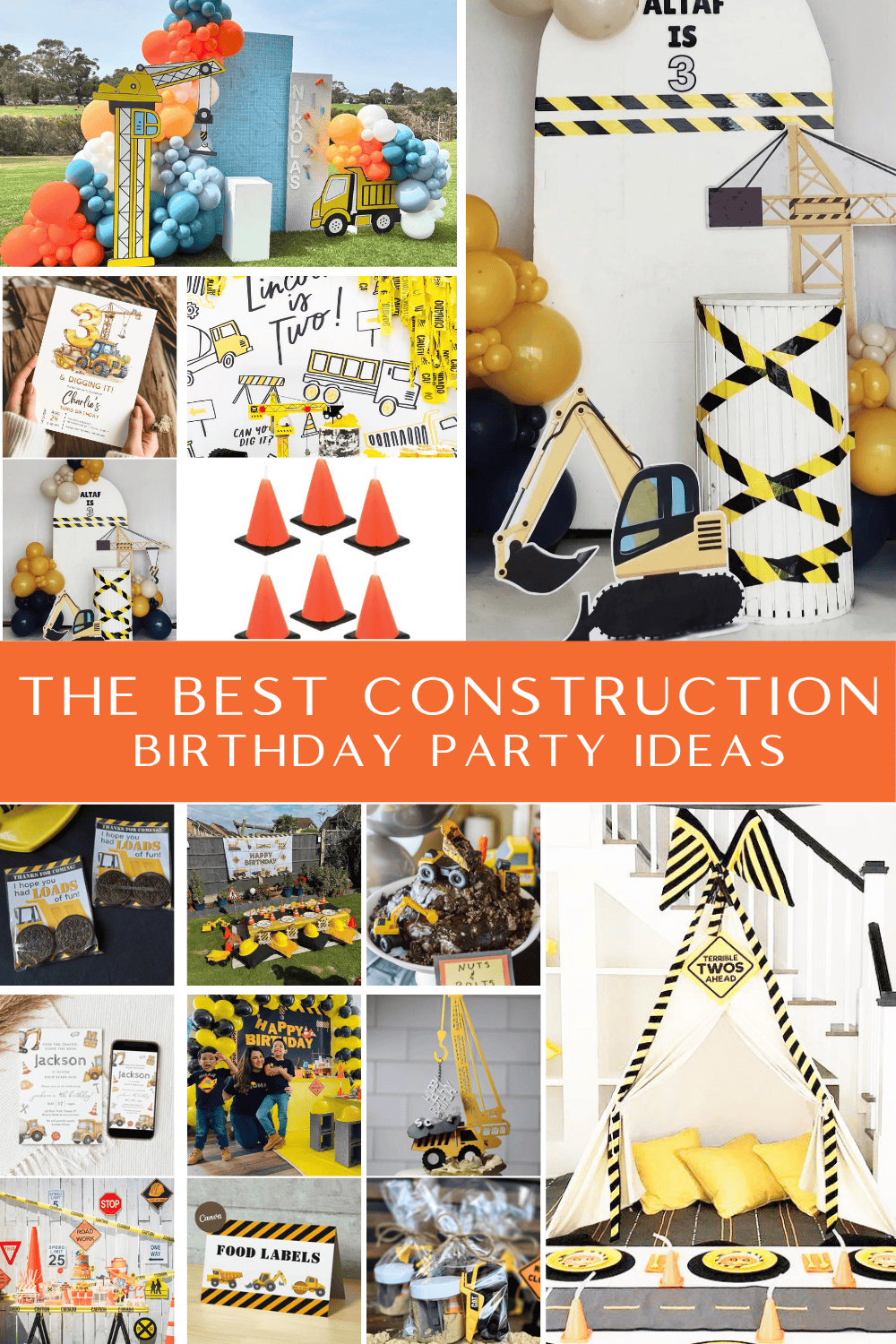 36+ *Fun* Construction Birthday Party Ideas to Recreate - Party on Three