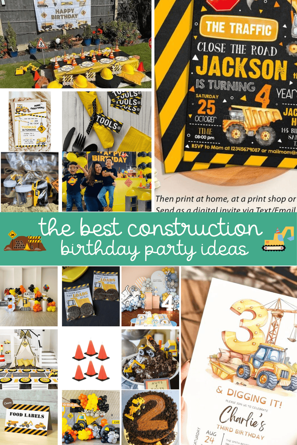 36+ *Fun* Construction Birthday Party Ideas to Recreate - Party on Three