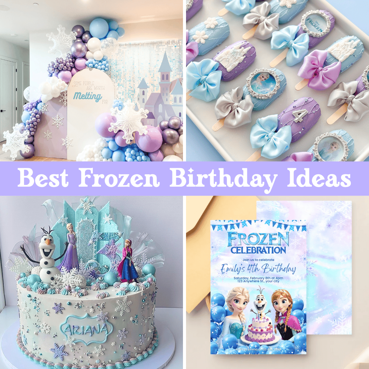 30+ *Cool & Magical* Frozen Birthday Party Ideas Fit for a Snow Queen ...