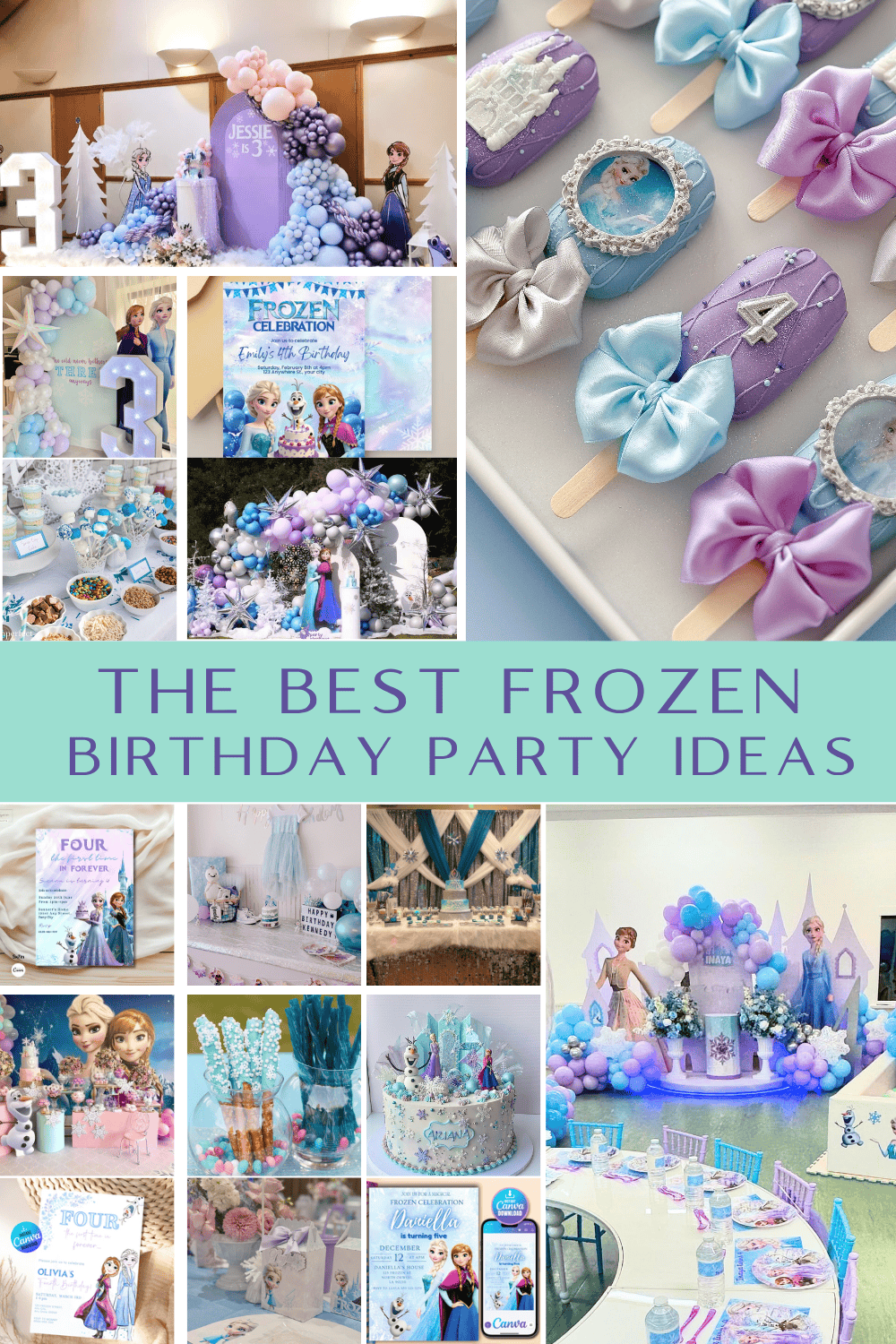 30+ *Cool & Magical* Frozen Birthday Party Ideas Fit for a Snow Queen ...