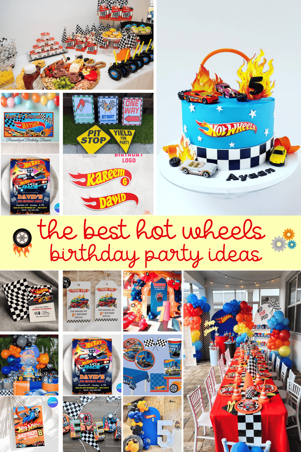 31+ *Full-Throttle* Hot Wheels Birthday Party Ideas That Are Fast & Fun ...