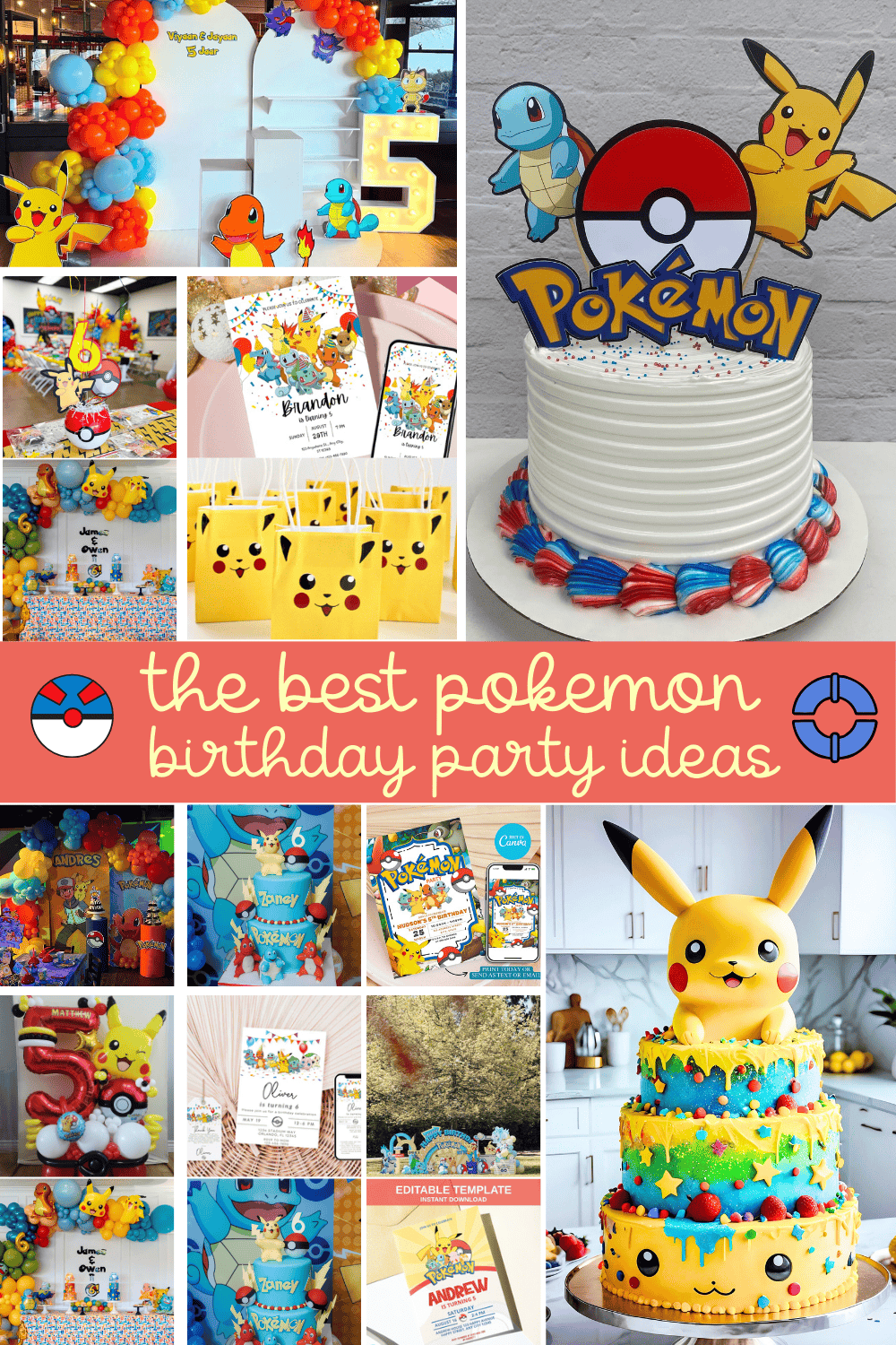 28+ Pokémon Birthday Party Ideas That Are Fun, Simple & *Totally ...