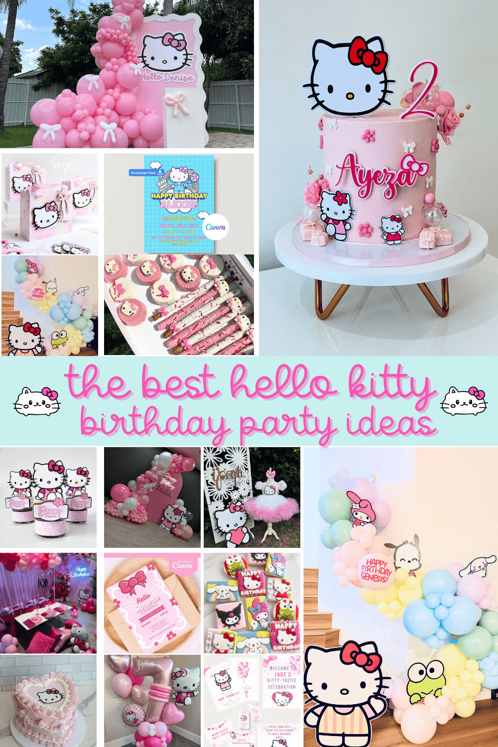 22+ *Insanely Cute* Hello Kitty Birthday Party Ideas - Party on Three