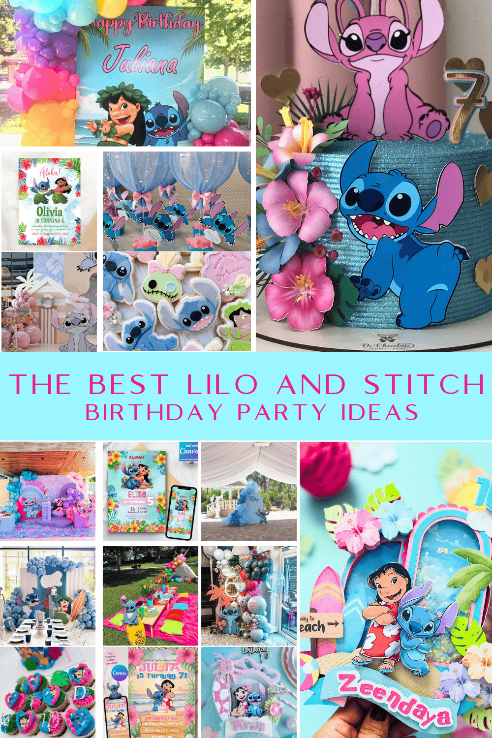 27+ Lilo and Stitch Birthday Party Ideas Kids Will Love! - Party on Three