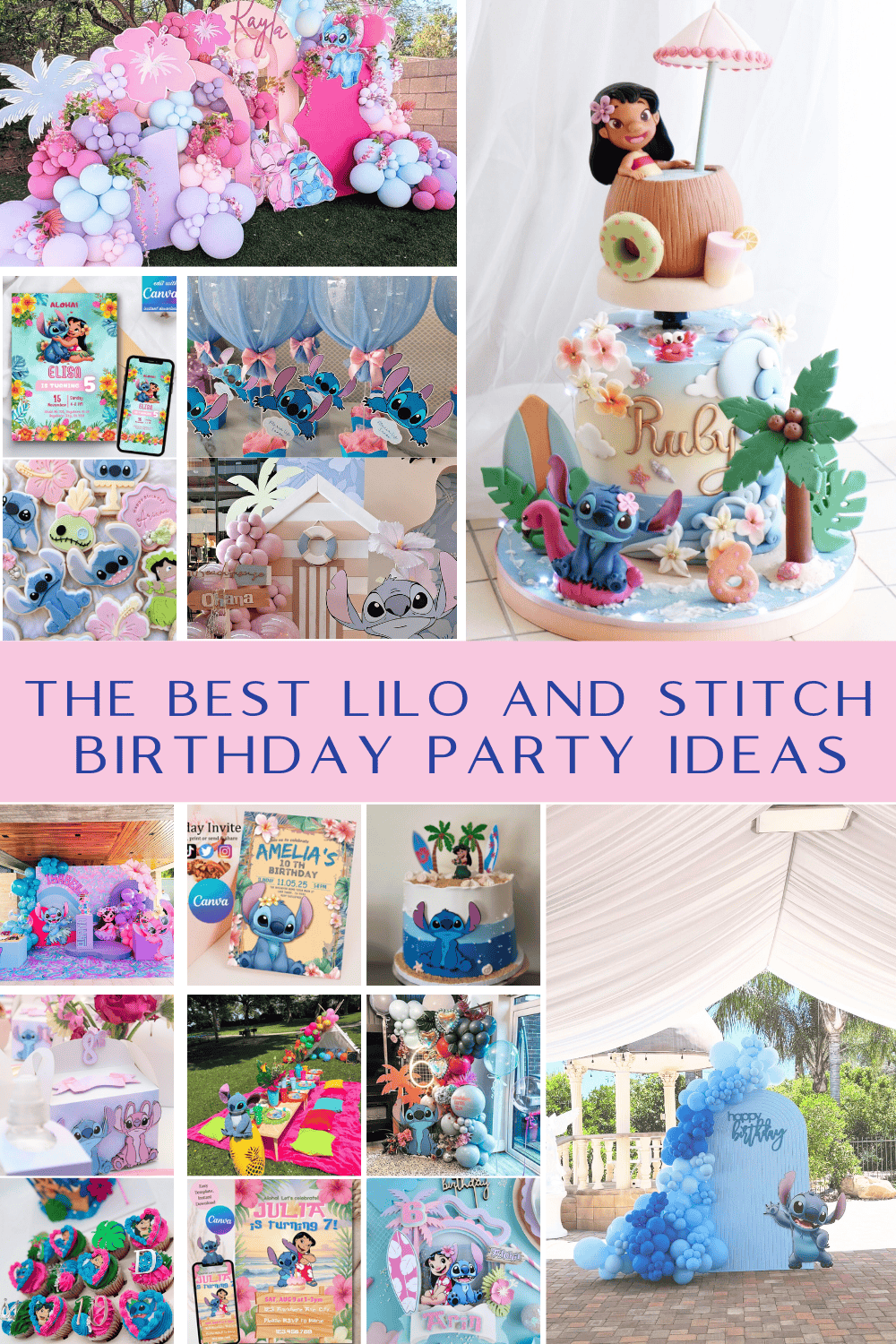 27+ Lilo and Stitch Birthday Party Ideas Kids Will Love! - Party on Three