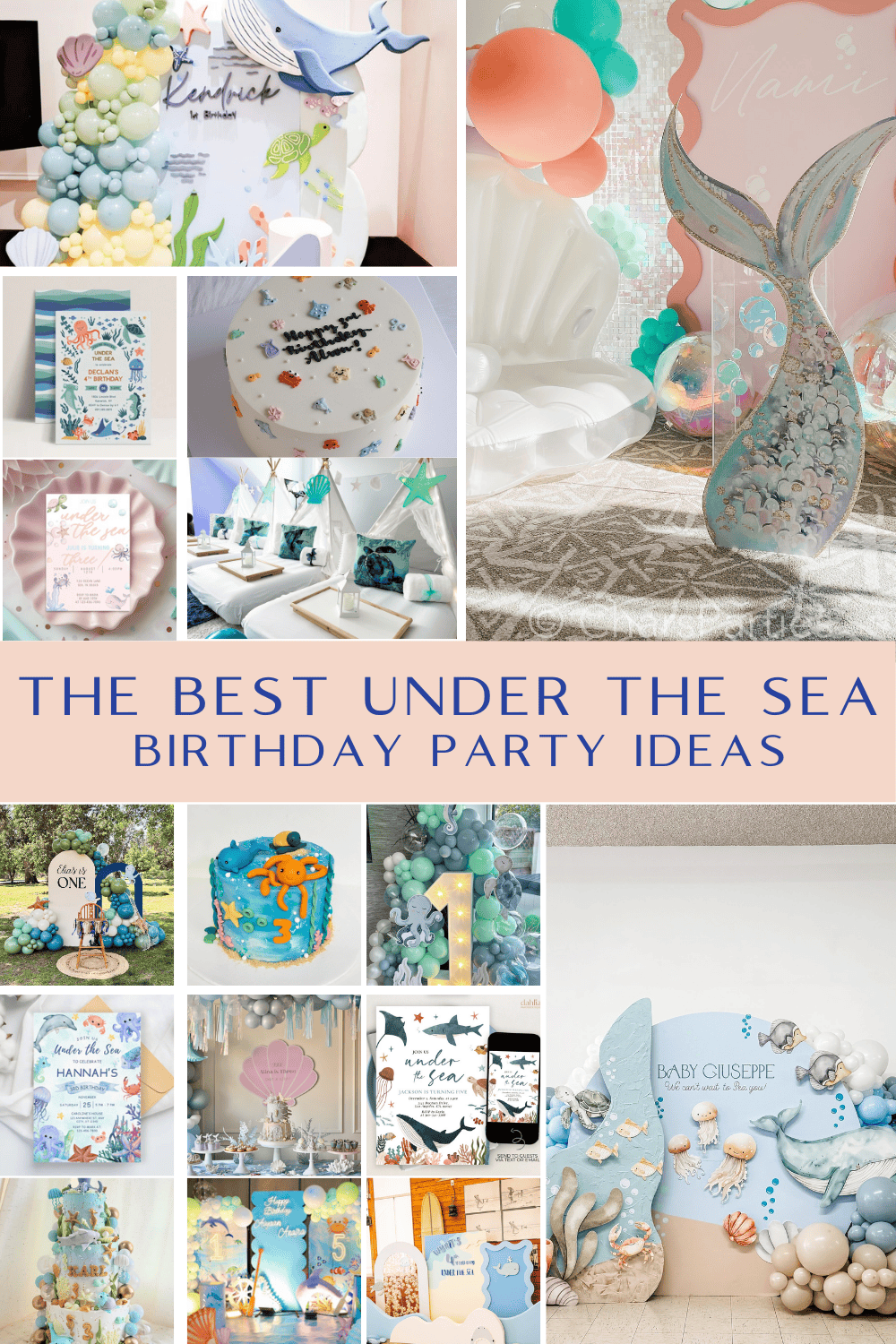 30+ *Awesome* Under The Sea Birthday Party Ideas - Party on Three