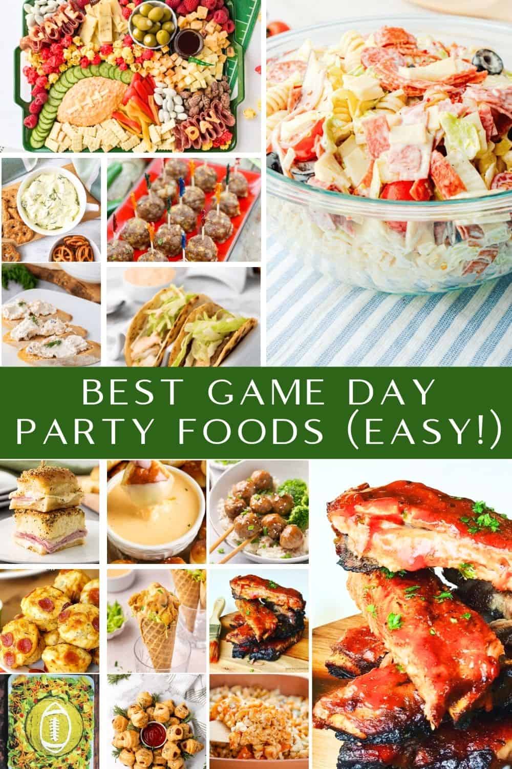 58+ *Easy* Game Day Food Ideas (Dips, Snacks & Football Finger Foods ...