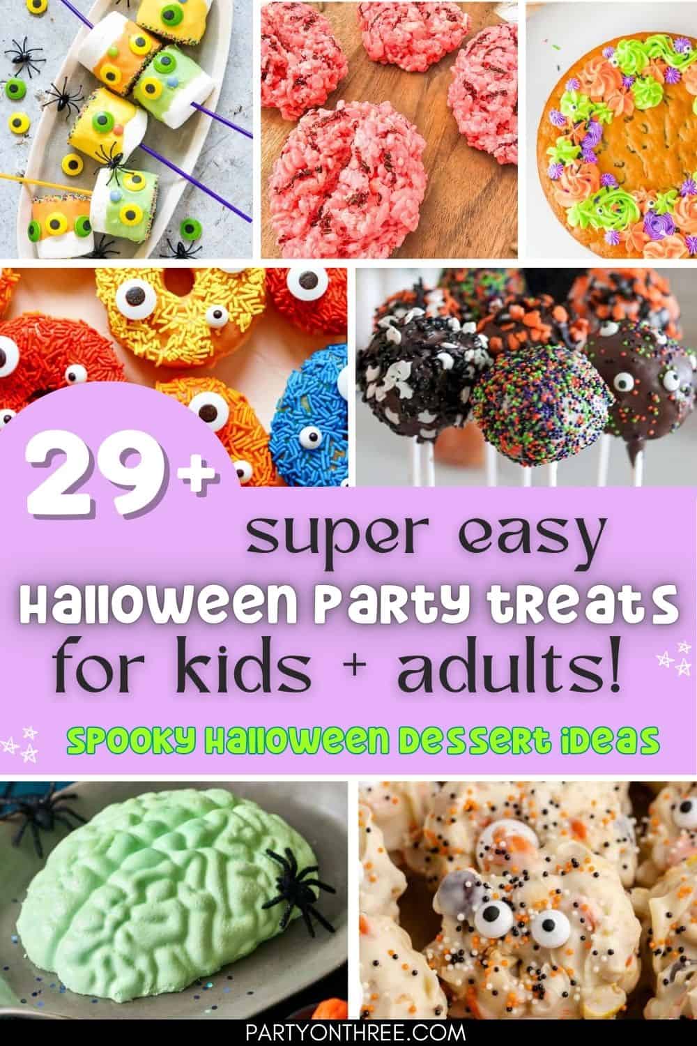 29+ *Fun & Spooky* Halloween Party Treats - Party on Three