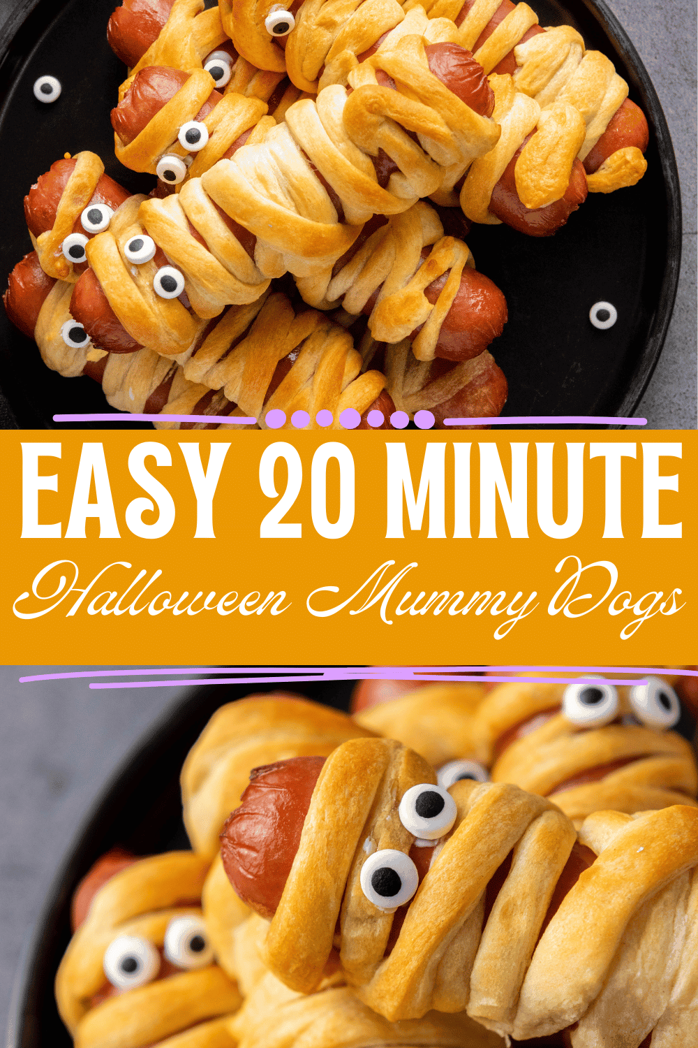 Halloween Mummy Hot Dogs - Party on Three