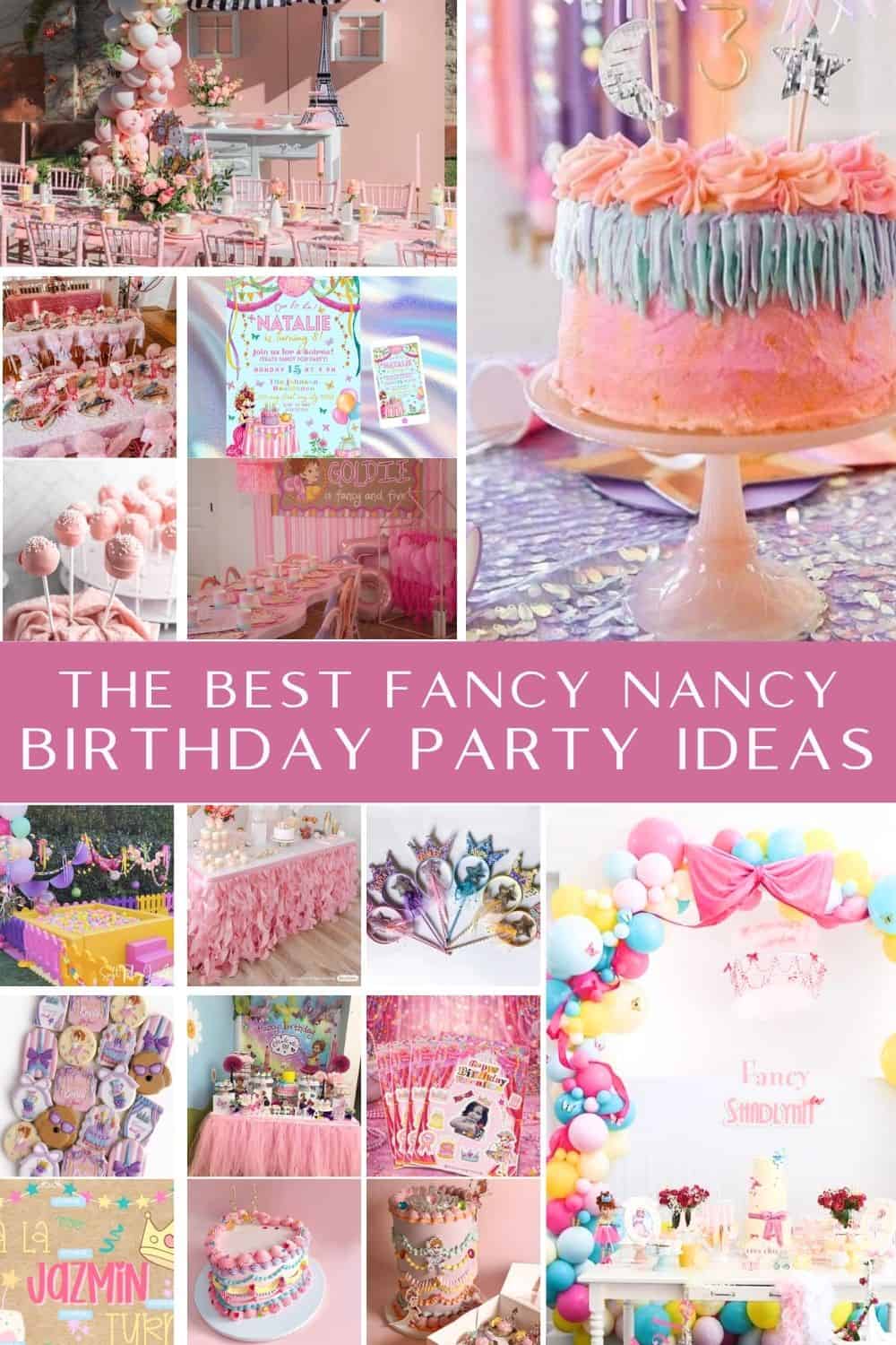 The *Cutest* Fancy Nancy Birthday Party Ideas - Party on Three